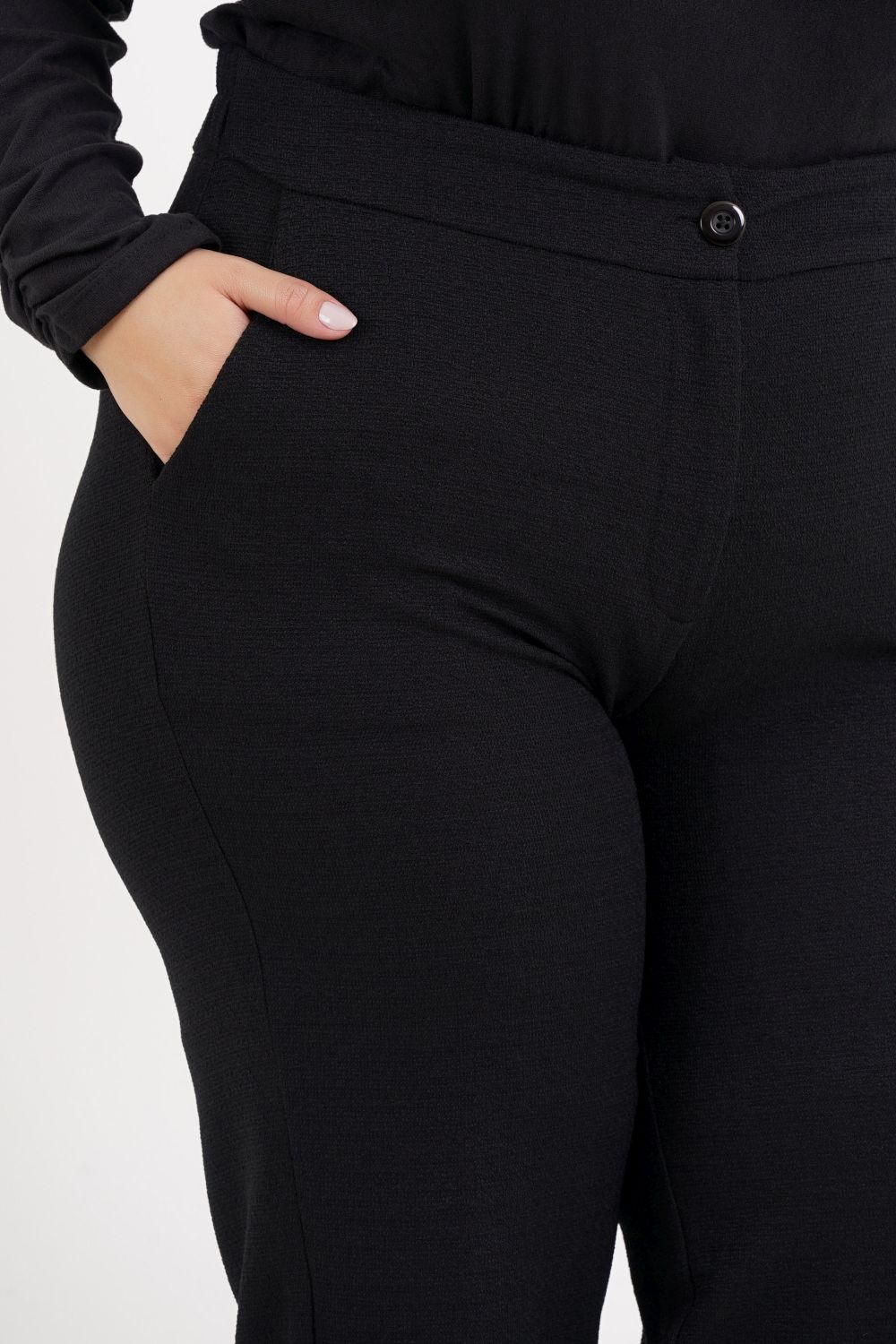 Calça Reta Plus Size Tweed Eslováquia - Program Moda | Moda Plus Size ...