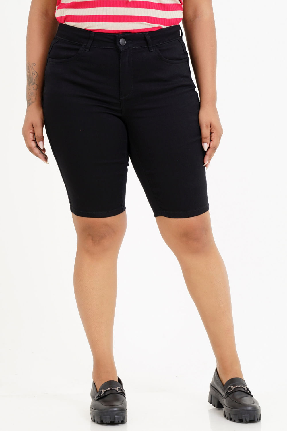 Bermuda Ciclista Plus Size Maitê - Program Moda | Moda Plus Size Feminina