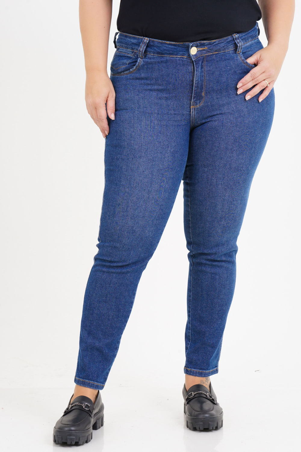Calça Slim Plus Size Naomi Jeans - Program Moda | Moda Plus Size Feminina