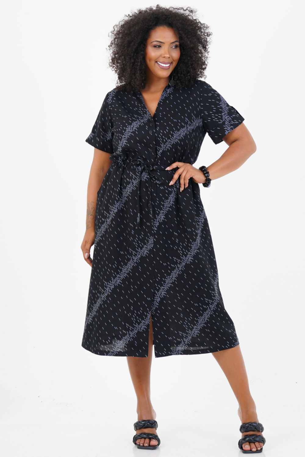 Vestido Plus Size Esotérico Midi - Program Moda | Moda Plus Size Feminina