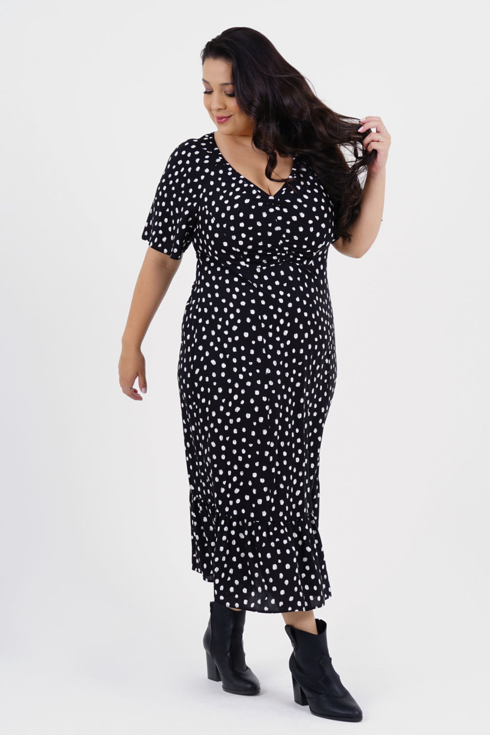 Vestido Plus Size Regenerador Midi - Program Moda | Moda Plus Size Feminina
