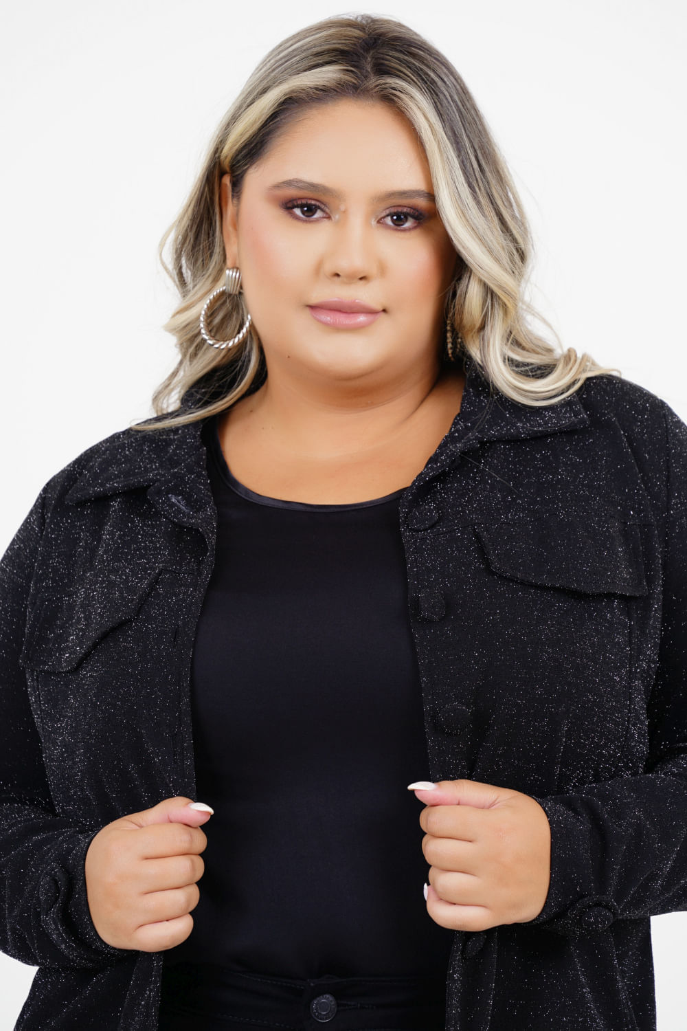 Jaqueta Plus Size Luz Manga Longa - Program Moda | Moda Plus Size Feminina