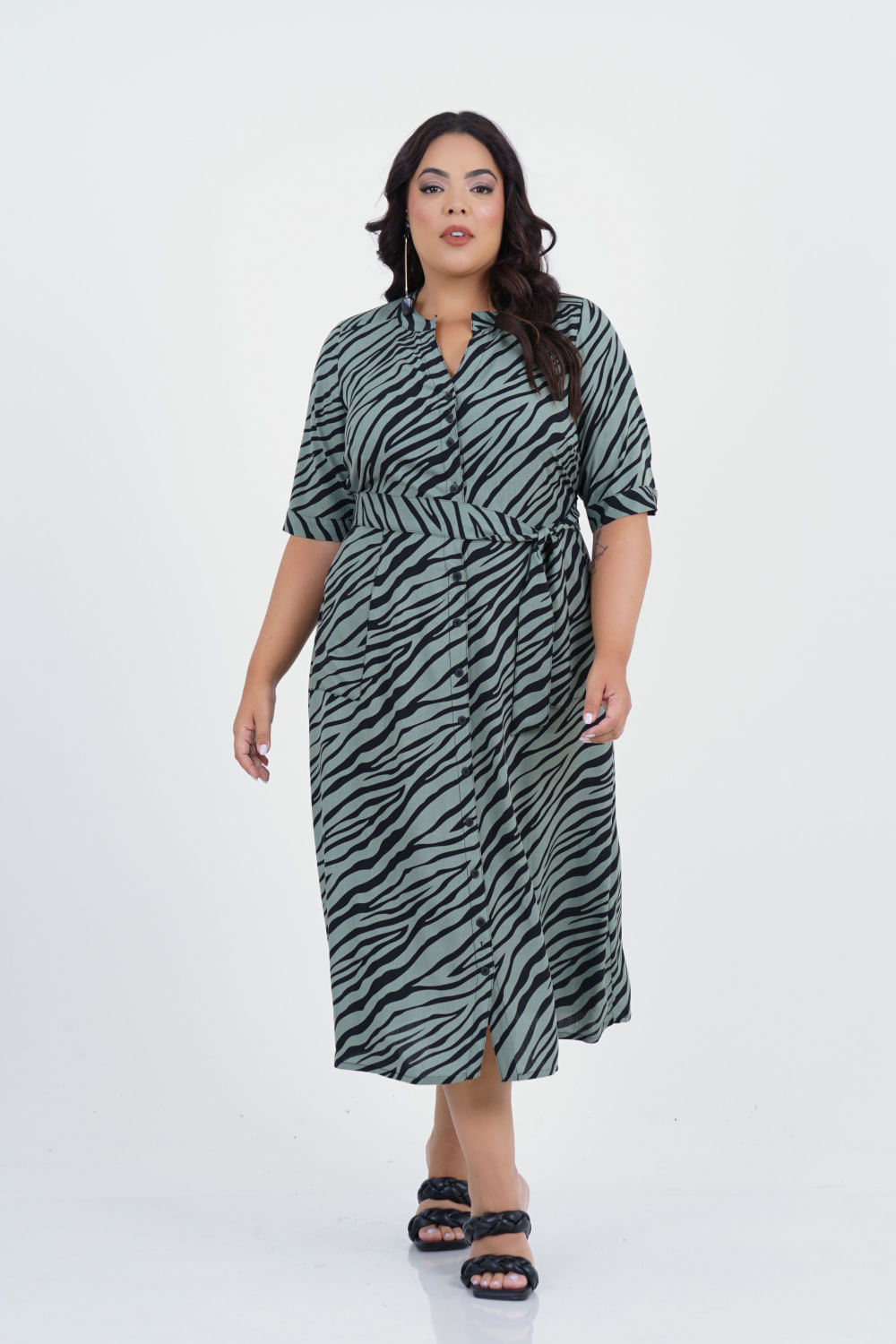 Vestido Plus Size Yoga Midi - Program Moda | Moda Plus Size Feminina