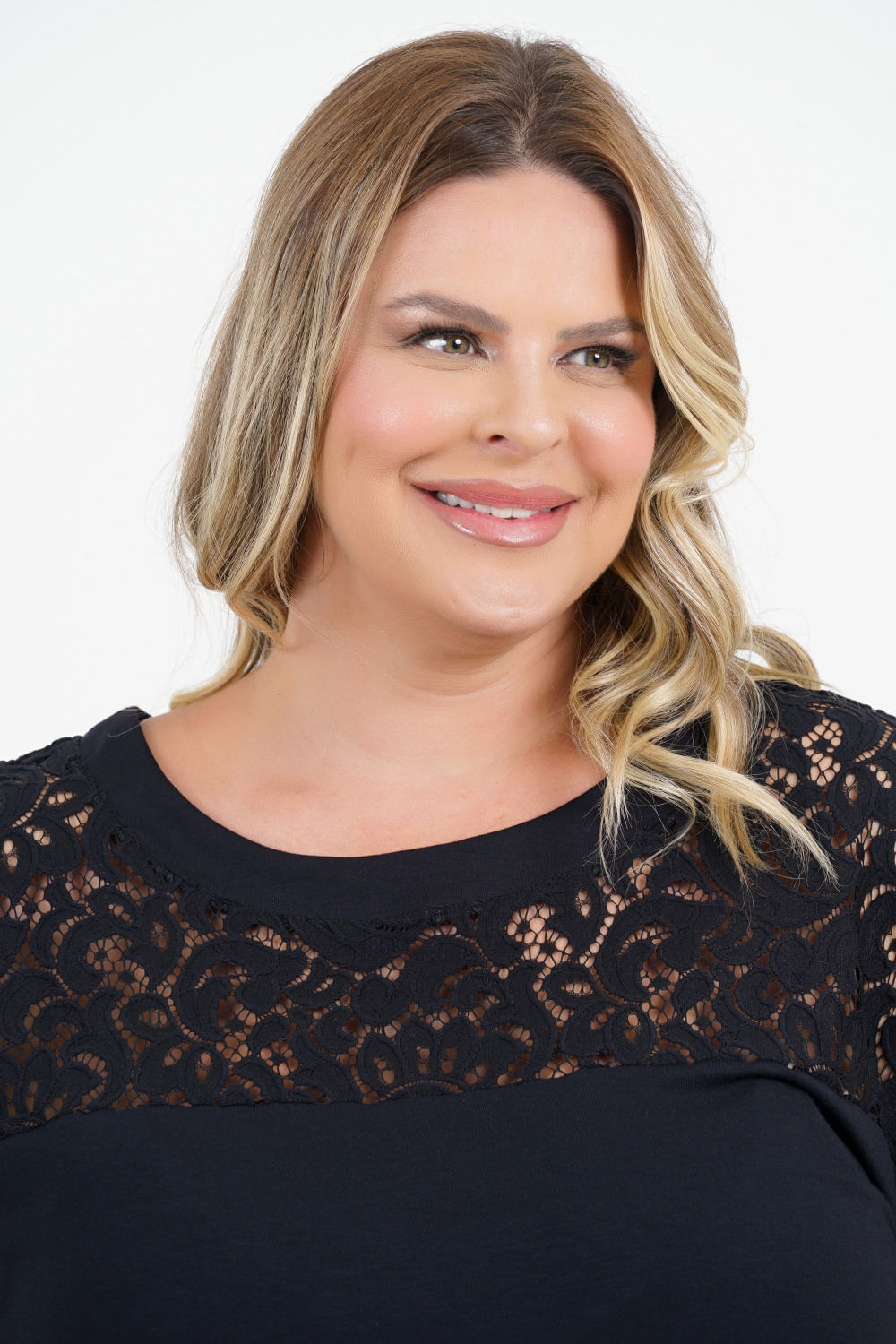 Blusa Plus Size Plenitude Manga Curta - Program Moda | Moda Plus Size ...