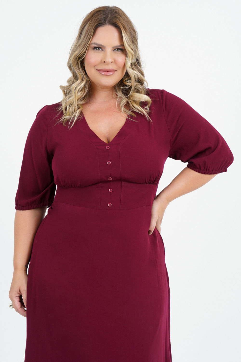 Vestido Plus Size Presente Midi - Program Moda | Moda Plus Size Feminina