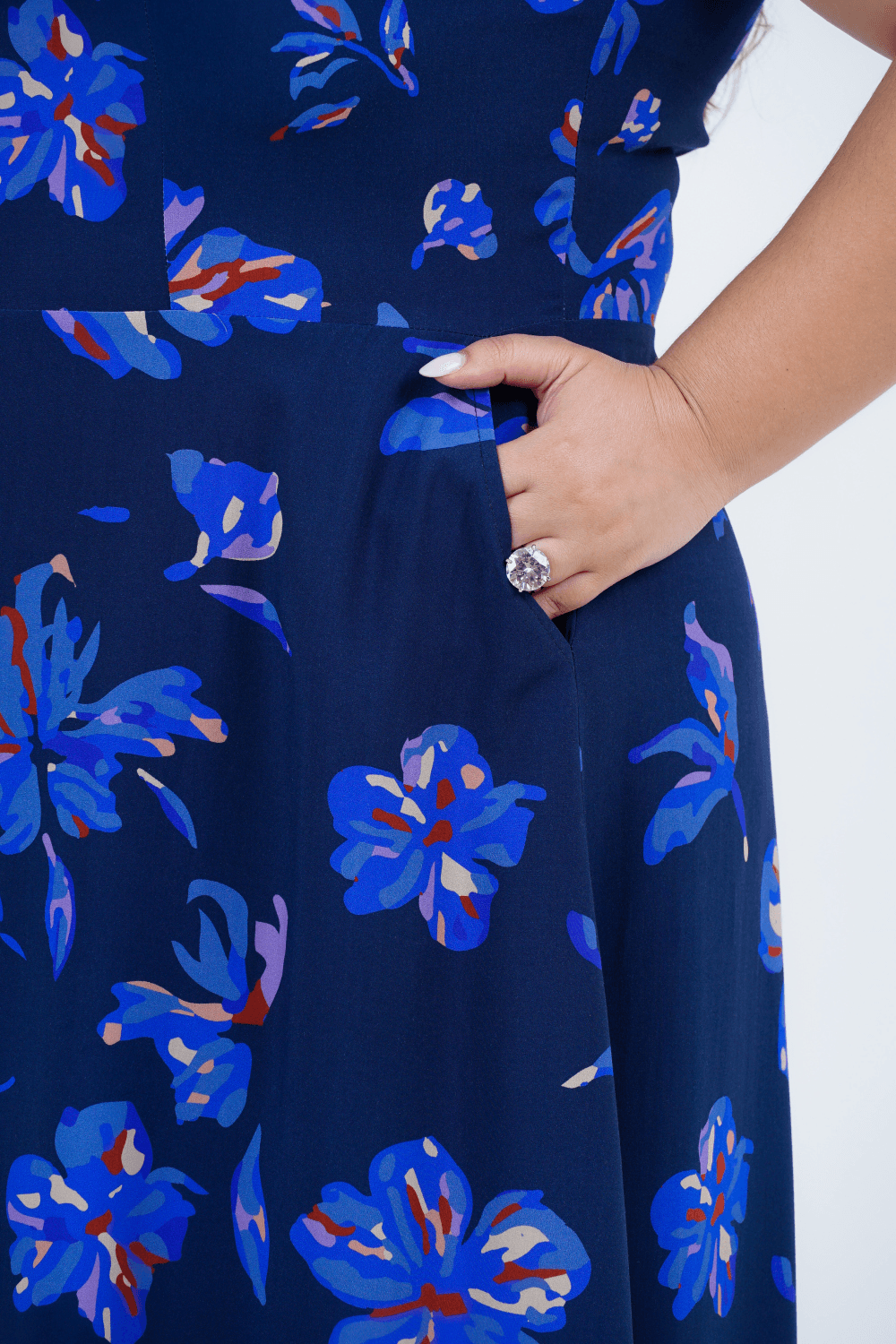 Vestido Plus Size Feminino Midi Magnólia - Program Moda | Moda Plus ...